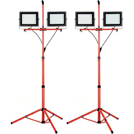 Portable LED Work Light 20,000 Lumens, Professional Lighting Dispersed ...