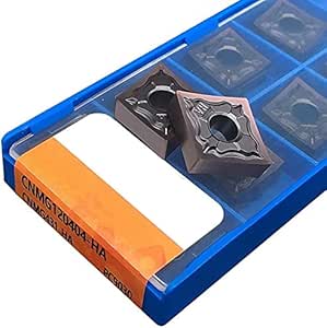10 Pcs CNC Carbide Turning Inserts CNMG120404 CNMG120408 HA PC9030 External Turning Tool Lathe ...