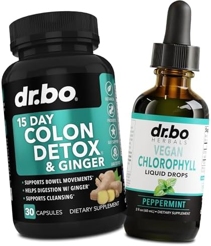Amazon.com: Colon Cleanser Detox & Chlorophyl Liquid Drops - 15 Day ...