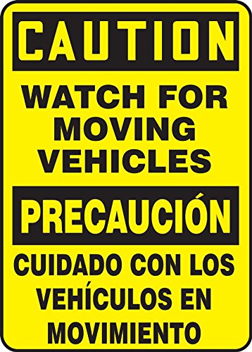 Accuform Watch for Moving Vehicles (SBMVHR644VA): Amazon.com ...