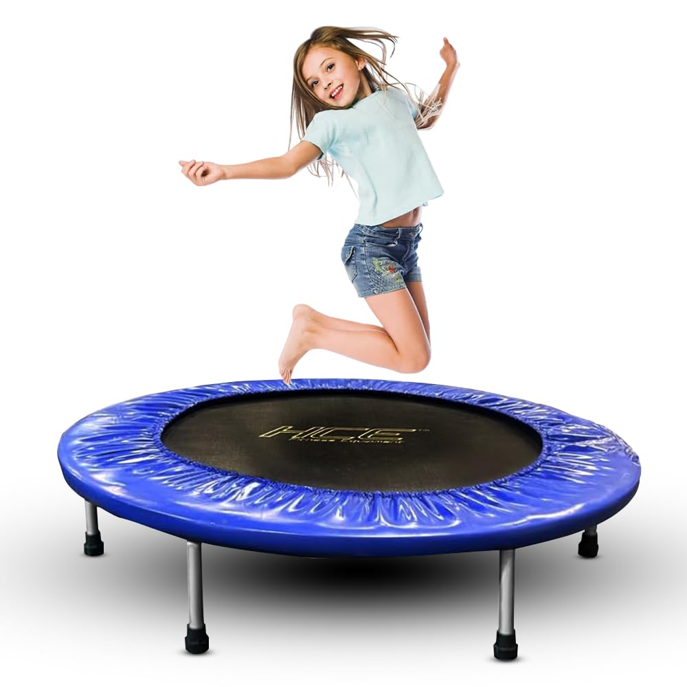 40” Mini Trampoline Fitness Mini Trampolines for Adult and Kids Compact ...