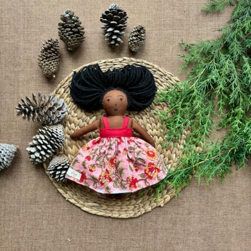 THE GOOD DOLL Handmade Cotton Fabric Anvi Single Doll Stuffed Plush Toy ...