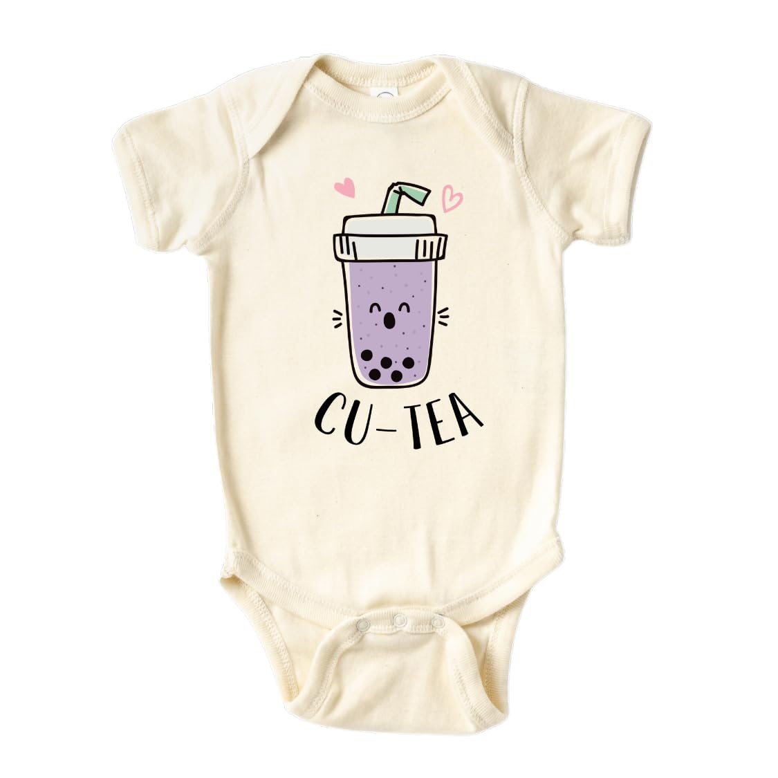 Amazon.com: MangoHouse Cute Baby Bodysuit Boba Cu-Tea Shirt Premium ...
