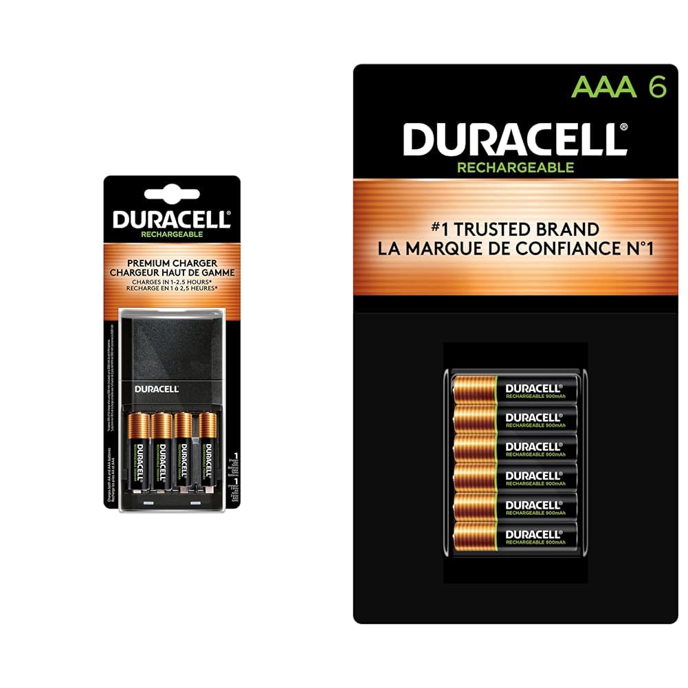 Amazon.com: Duracell® Ion Speed 4000 Battery Charger for AA/AAA NiMH ...
