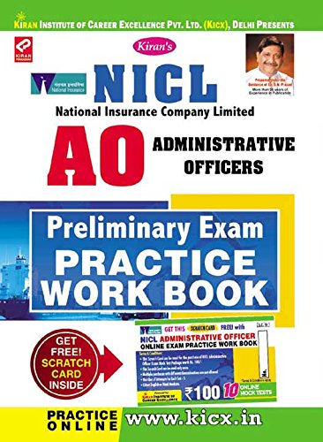 NICL AO Preliminary Exam Practice Work Book (English) Get Free Scratch ...