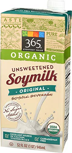 365 Everyday Value, Organic Soy Milk, Unsweetened, 32 fl oz | Gourmetian