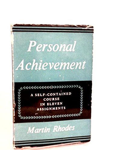 Buy Personal Achievement Book Online at Low Prices in India | Personal ...