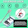 Gun Safe Lock Replacement Electronic Safe Lock with Solenoid Lock & 2 ...