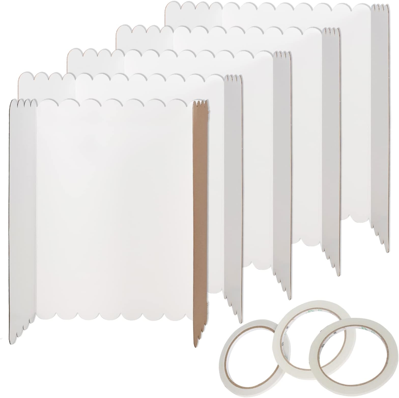 Amazon.com : Trifold Poster Board 5 Pack Tri Fold Display White Poster ...