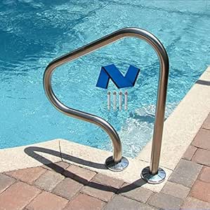 Amazon.com: Handrail Pool Handrails Pool Rail Pool Railing for Inground ...