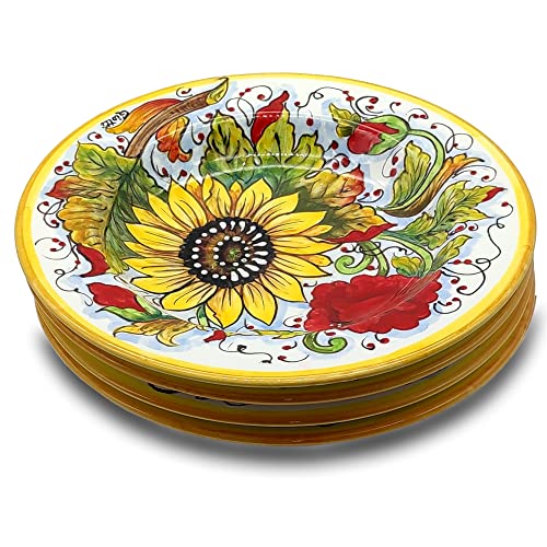 Amazon.com: Italian Ceramic dinnerware set - Hand Painted kitchen Pasta ...