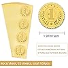 Amazon.com: CRASPIRE 2" 1st Gold Foil Sticker Medal Award First Place ...