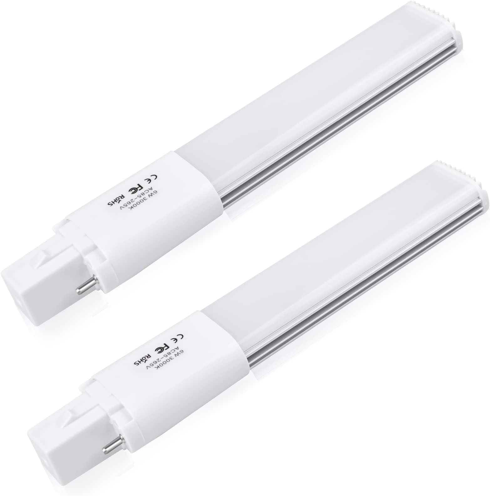 Amazon.com: ULIKELED 2 Pack 6W 2 Pin GX23 LED Horizontal PL Light Bulb ...