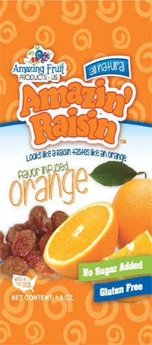 Amazon.com: Amazin' Raisin Orange Flavor Infused Raisins 1.3-ounce Bag ...