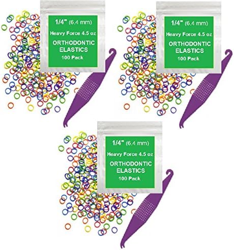 Amazon.com: Orthodontic Rubber Bands for Braces - Premium Quality ...