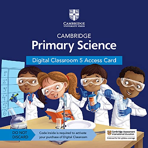 Cambridge Primary Science Digital Classroom 5 Access Card 1 Year Site ...