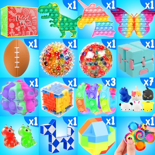 Reviews for LIAM&AVA Fidget Toys Set, 80 Pack Sensory Toys Party Favors Kids Autism Autistic ...