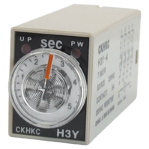 3NH® H3Y-4 AC 220V 4PDT 0-5 Seconds 5S 14 Pins Power on Time Delay Relay : Amazon.in: Industrial ...