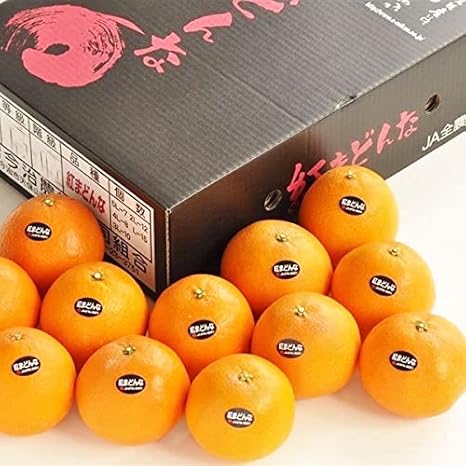 Amazon | 越智今治 紅まどんな 赤秀 3kg 2Lサイズ 12玉 JAおち今治 高糖度・百貨店品質 愛媛県産 贈答用(化粧箱) 高級柑橘【出荷日お任せ・指定日不可】お歳暮 冬ギフト ...
