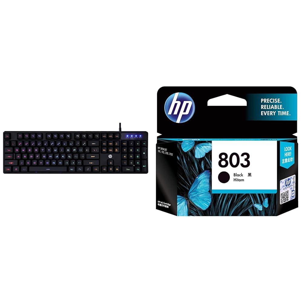 Amazon.in: Buy HP K300 Backlit Membrane Wired Gaming Keyboard with ...