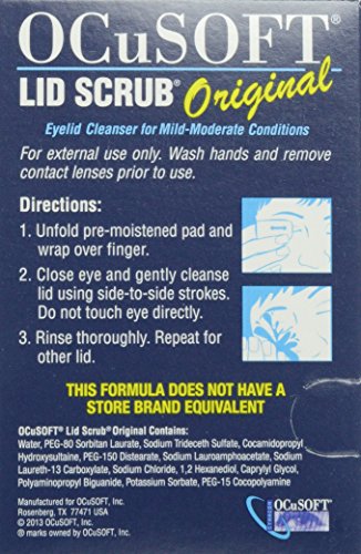 Snapklik.com : OCuSOFT Lid Scrub Original Eyelid Cleanser - Pre ...