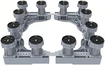 Amazon.co.jp: DREGS Washing Machine Base Stand with 4 Lock Wheels and 8 ...