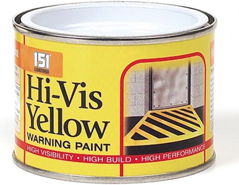 JKG HI-VIS YELLOW WARNING PAINT 180ml - Outdoor Safety Road Marking ...