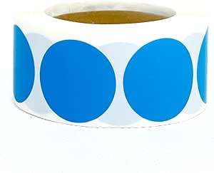 Amazon.com : REBABA 500 Pcs 1 Inch Color Coding Label Price Stickers ...