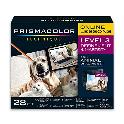 Snapklik.com : Prismacolor Technique Digital Art Lessons, Animal ...