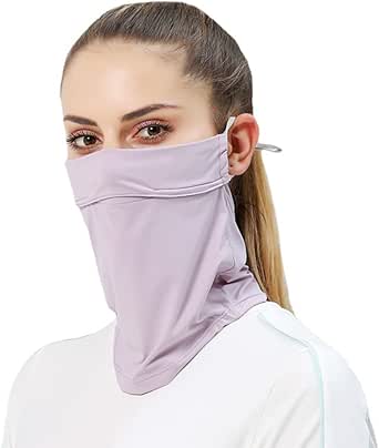 Amazon.com: UV Face Cover for Sun Protection Breathable Cooling Face ...
