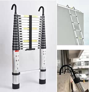 Telescopic Ladder，Extension Ladder， 10.5 FT Aluminum Telescoping Ladder ...