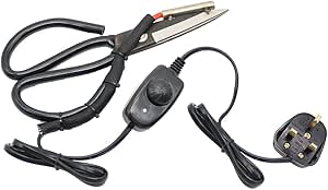 MBLUE Adjustable Temperature Electric Heating Scissors with Switch ...