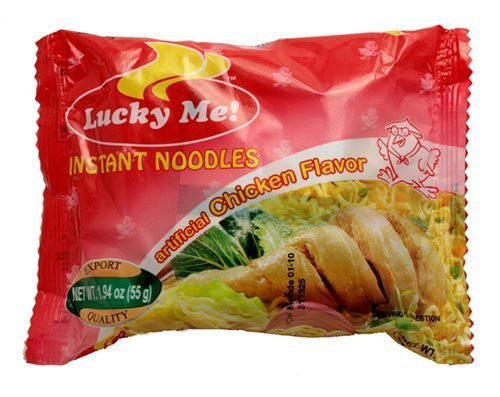 Amazon.com: Lucky Me Instant Noodles (Chicken) (Pack of 20) : Grocery ...