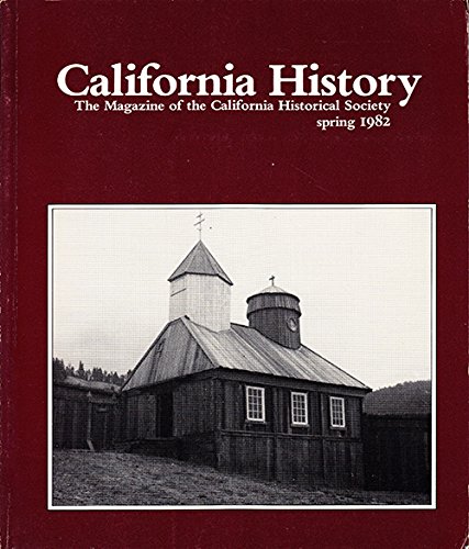 California History: Vol. LXI, No. 1, Spring 1982: DIANE SPENCER-HANCOCK ...