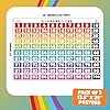 Amazon.com : Sproutbrite Number Chart 1-100 for Classroom Wall - 2 ...
