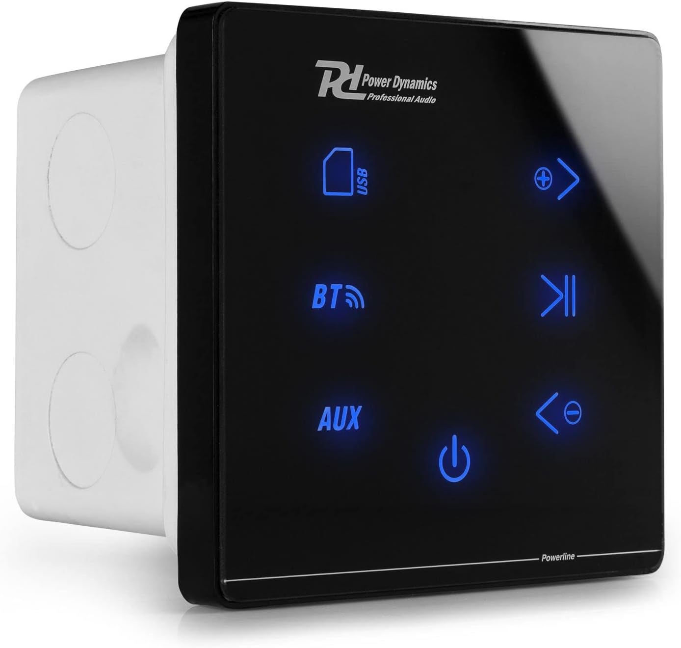 Powerline A100B In Wall Bluetooth Amplifier - 4 Channel Wall Mounted ...