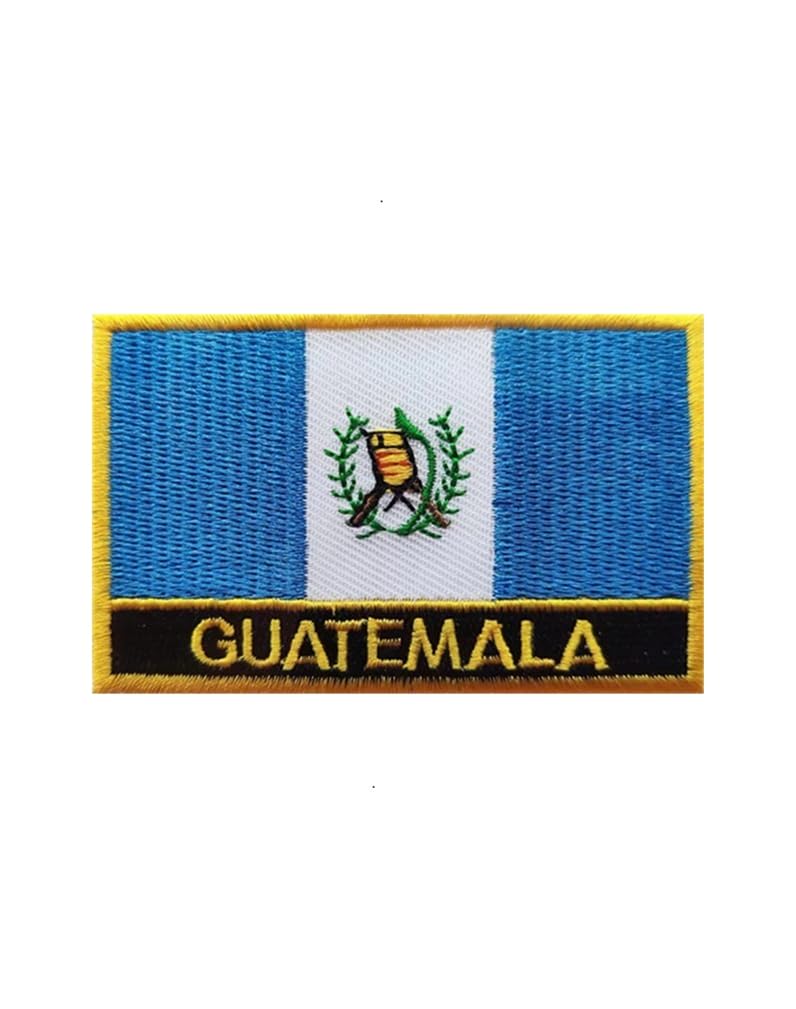Amazon.com: Uijokdef 1 PCS Guatemala Flag Patches Iron On or Sew On ...