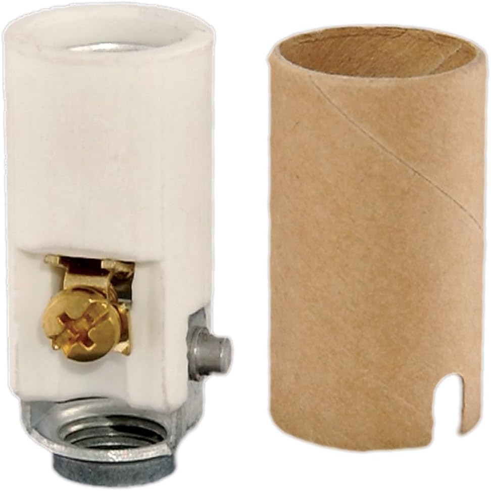 Amazon.com: B&P Lamp® High Heat Resistant Porcelain Keyless Medium ...