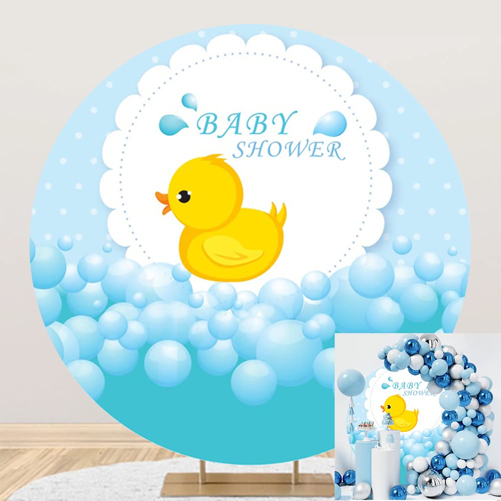 Fondo De Baby Shower Con Patito De Goma