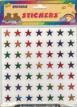 Amazon.com: Creative Changes Reusable Star Stickers #CC0015 : Toys & Games