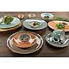 CreaTable, 17727, Serie VINTAGE NATURE, 8-teiliges Geschirrset, Steak Set aus Porzellan ...