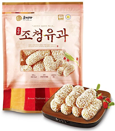Amazon.com: Korean Traditional Glutinous Rice Sweet Yoo Gwa Cookies ...