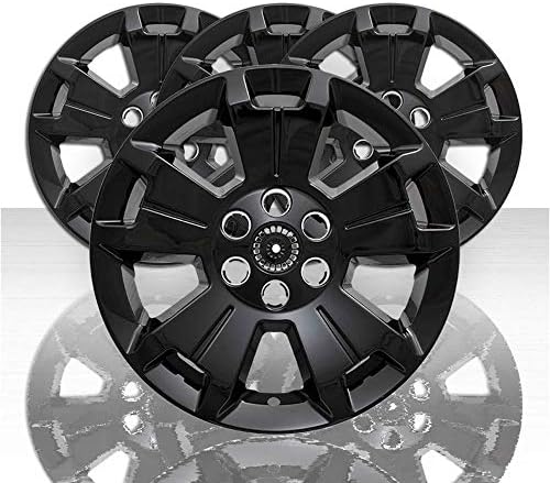 Amazon.com: Brighter Design Set of 4 Gloss Black 5 Spoke 17" Wheel ...