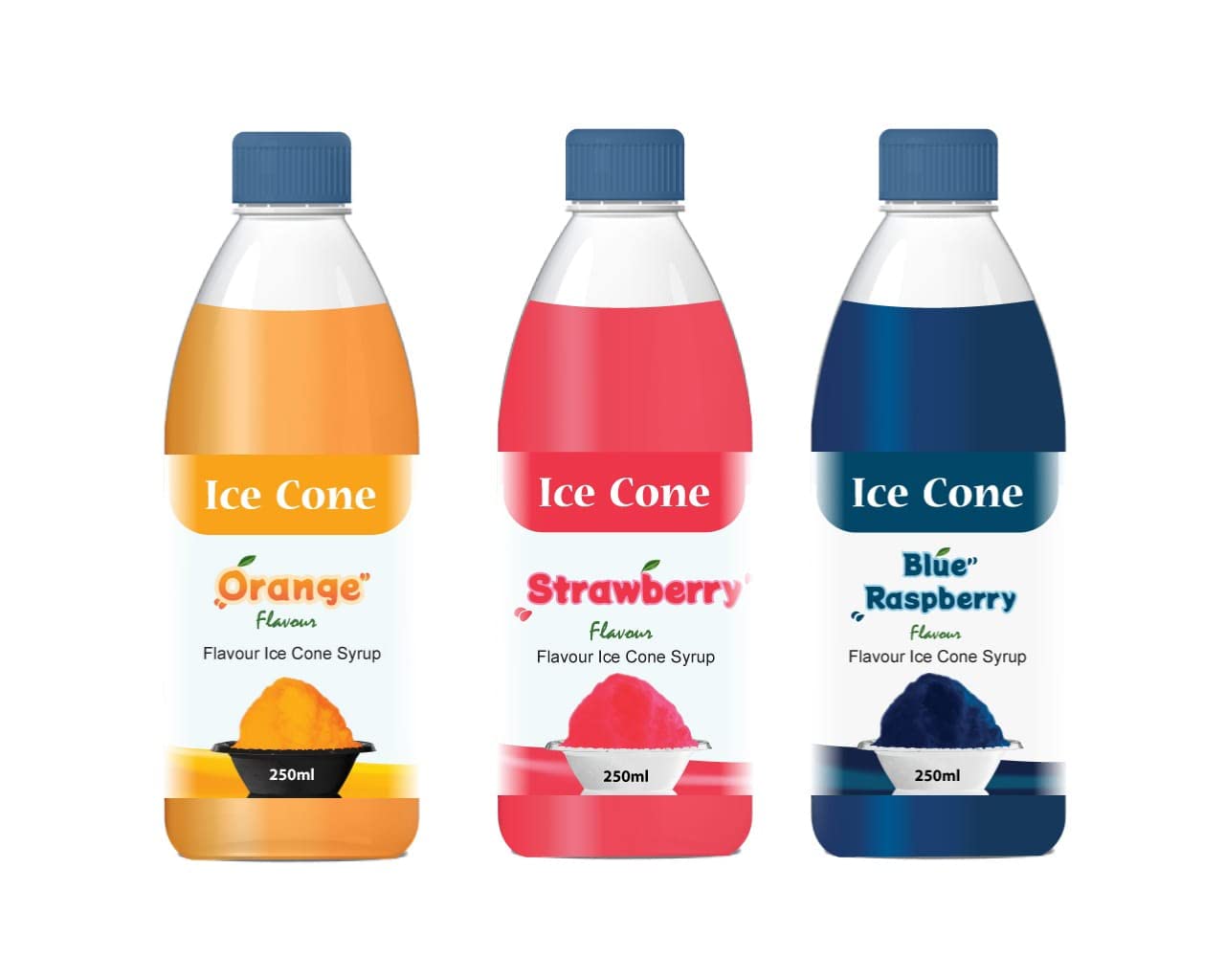 Syrup for Ice Cone, Mixed Popular Flavour Syrups, can be used with All ...