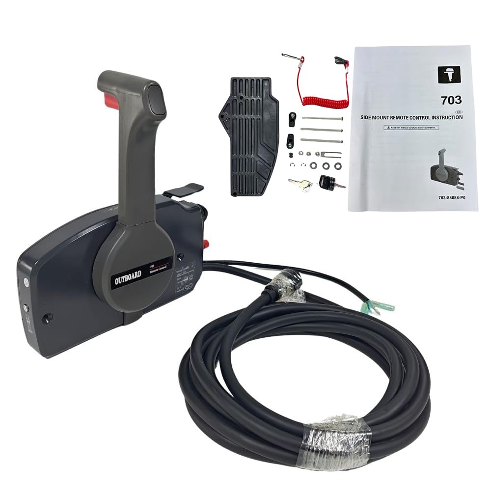 Buy BOATCONFits Yamaha 703 Remote Control 703-48230-14 No Trim Switch ...