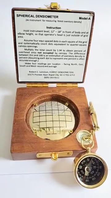 SICRAFTUSS Spherical Crown Densiometer, Forestry Suppliers Spherical ...