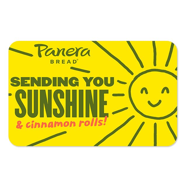 Amazon.com: Panera Bread Sunshine Gift Card - Email Delivery : Gift Cards