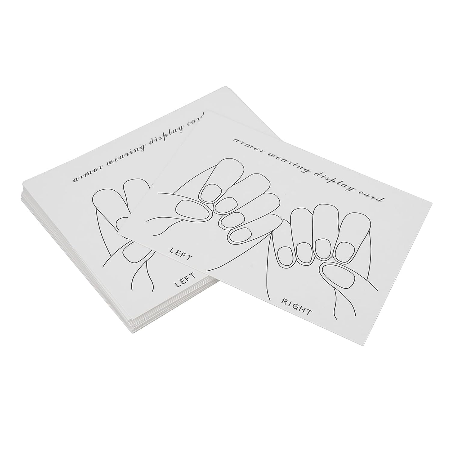 Amazon.com : Nail Tips Display Card, Nail Art Color Showing Card ...
