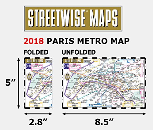 Snapklik.com : Streetwise Paris Metro Map - Laminated Metro Map Of ...