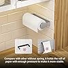 Amazon.com - Swaitee Paper Towel Holder Under Cabinet, One-Hand Tear ...
